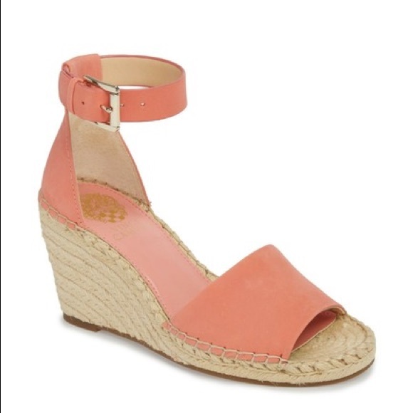 Vince Camuto | Shoes | Vince Camuto Coral Espadrille Leer Wedge Sandal ...